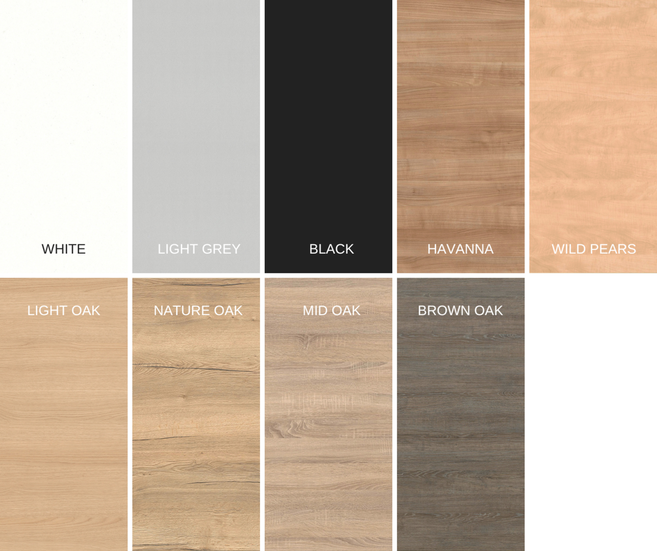 Licht Grey - Tabletops desk separate | separate worktops available