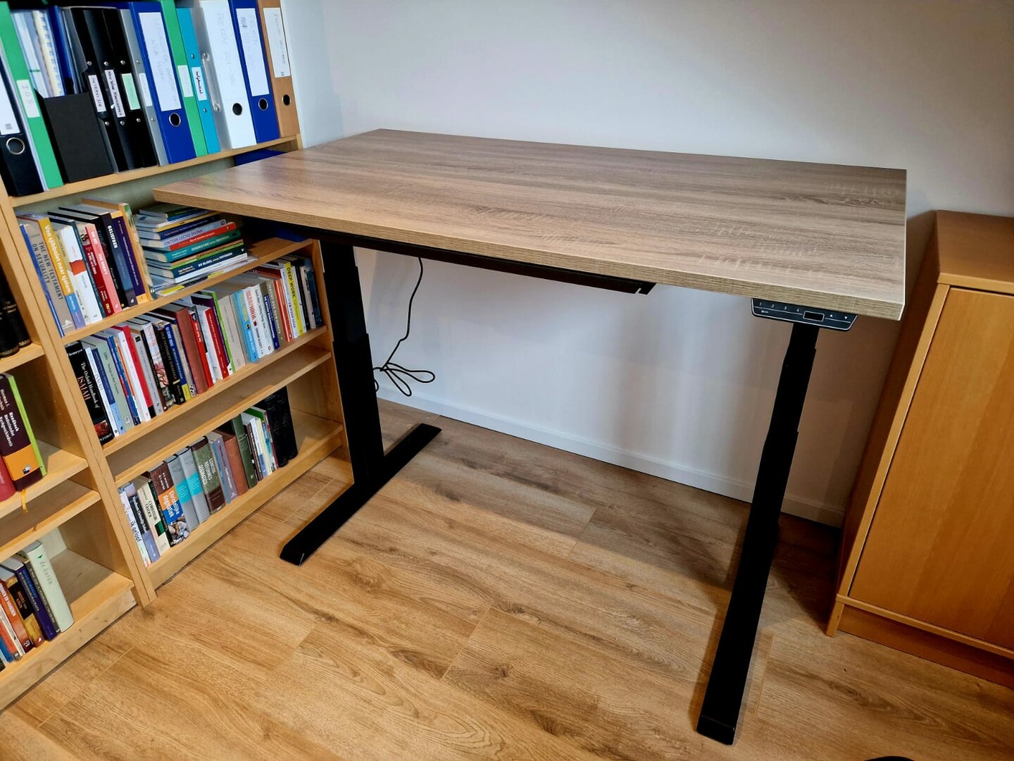 Mid Oak - Tabletops desk separate | separate tabletops available