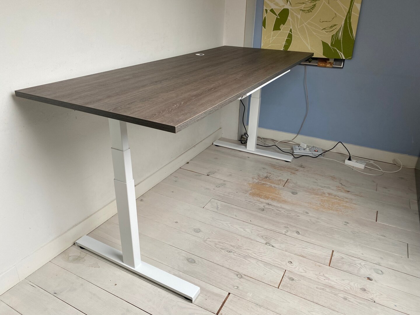 Brown Oak - Tabletops desk separate | separate tabletops available
