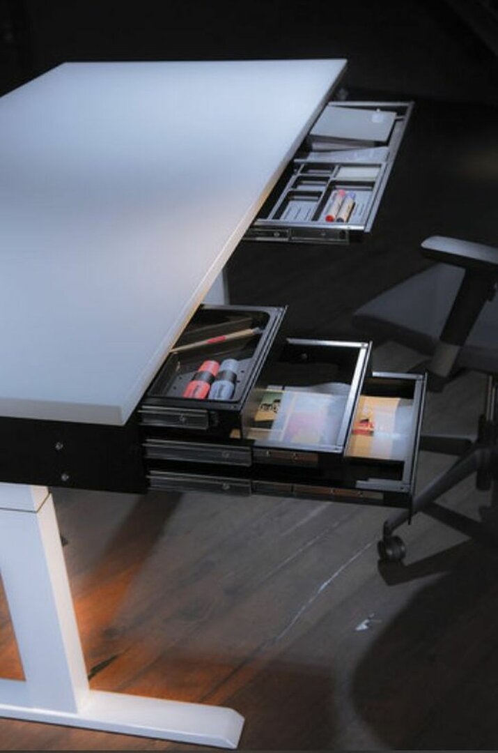 Pen drawers for storing stationery | in colour black